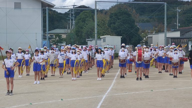 鼓笛1 唐津市立長松小学校